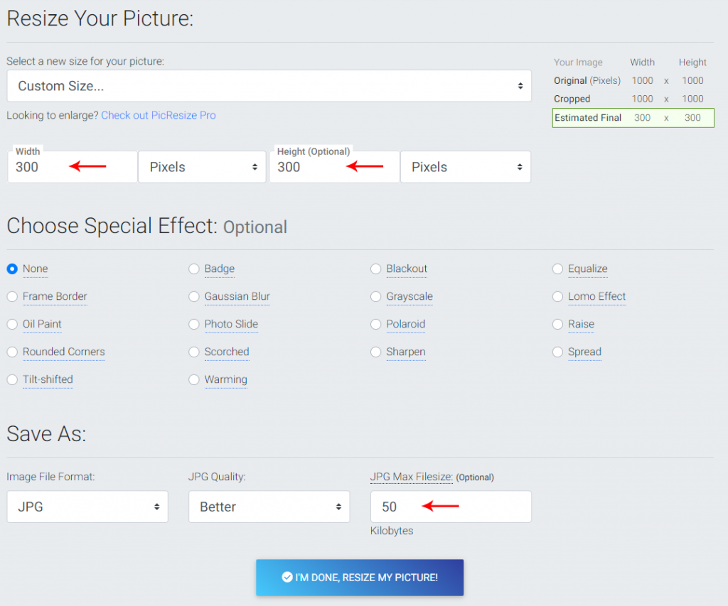 How to resize your photo? – AUST::Admission